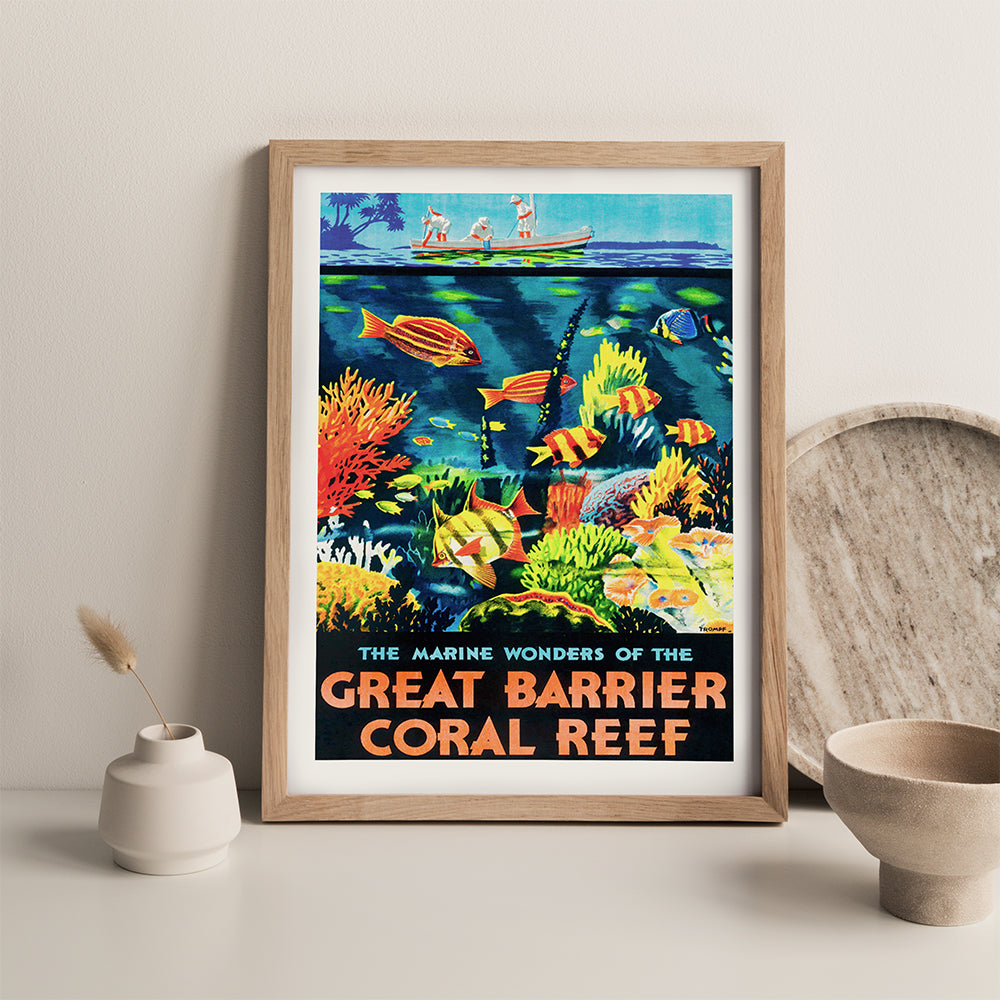 Print - The Marine Wonders of the Great Barrier Reef – Zetta Florence