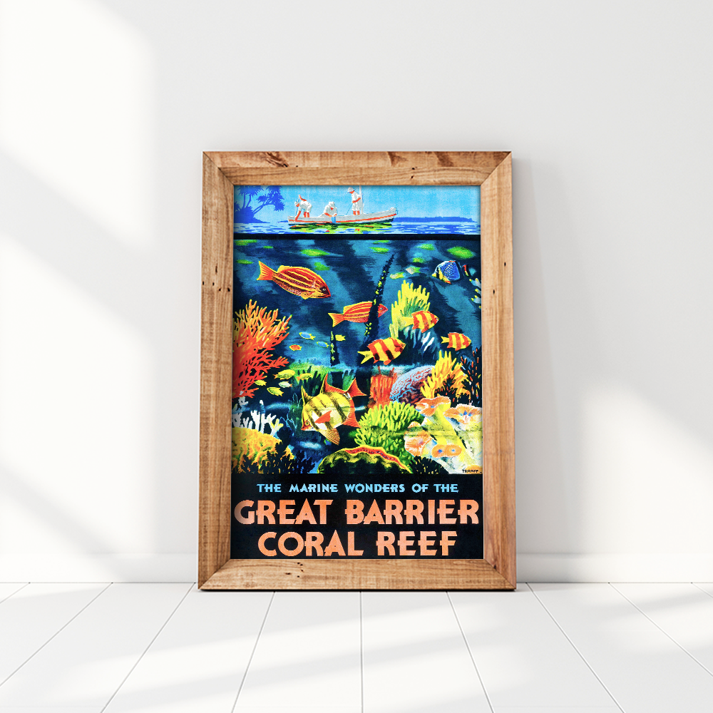 Print - The Marine Wonders of the Great Barrier Reef – Zetta Florence