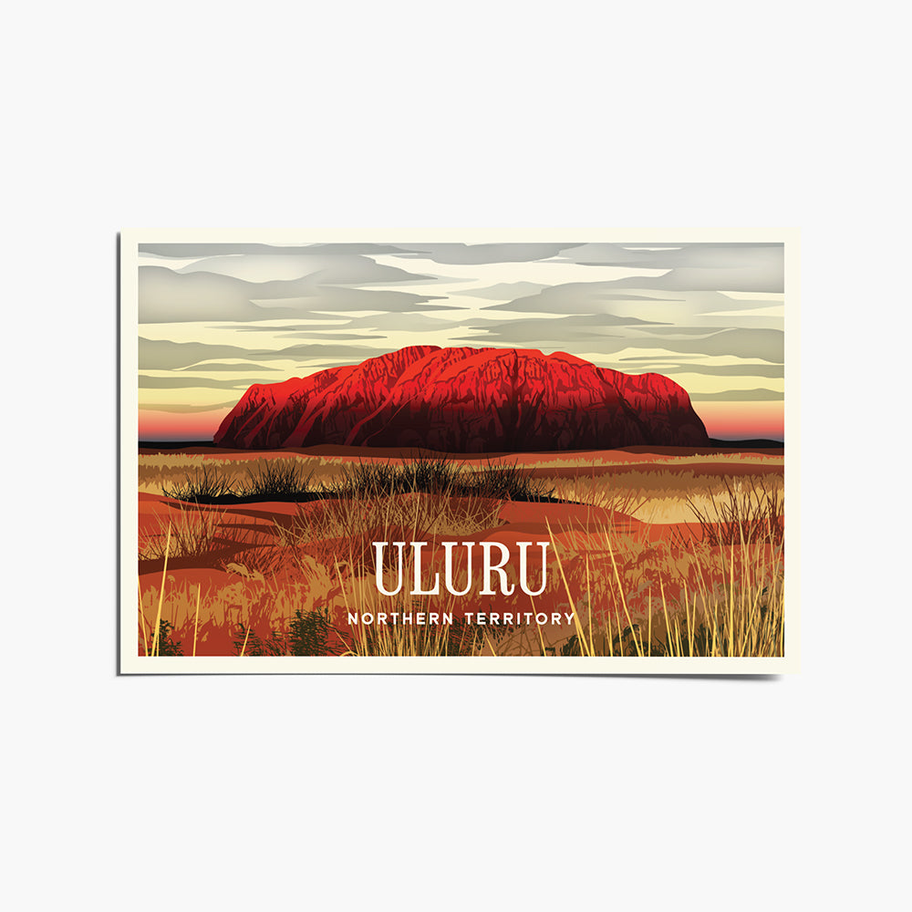 Postcard - Uluru – Zetta Florence