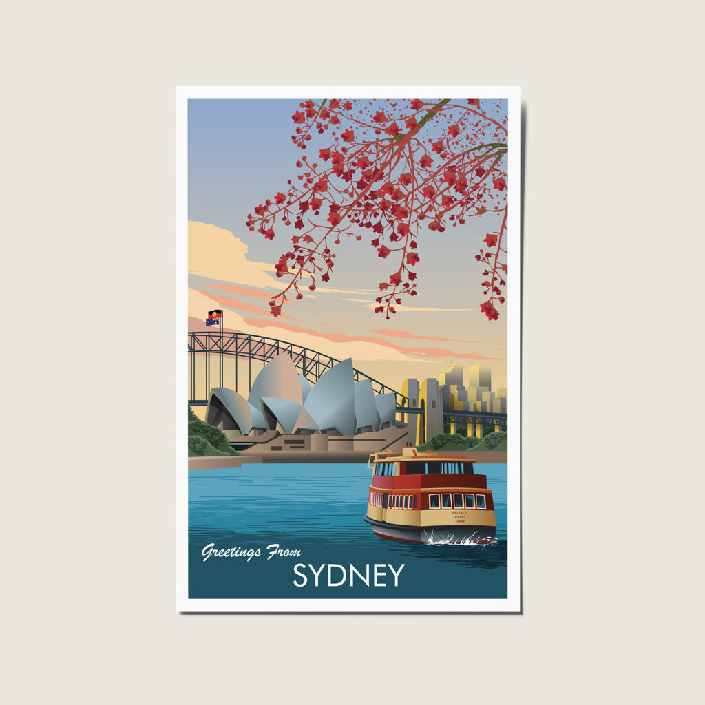 Postcard - Sydney Harbour Bridge – Zetta Florence